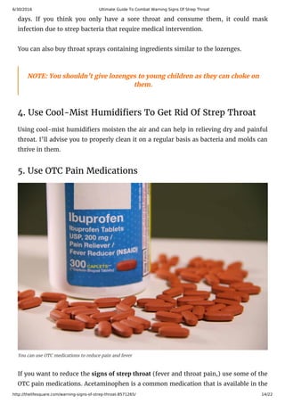 Ultimate Guide To Combat Warning Signs Of Strep Throat | PDF