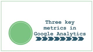 Ultimate guide to google analytics metrics | PPTX
