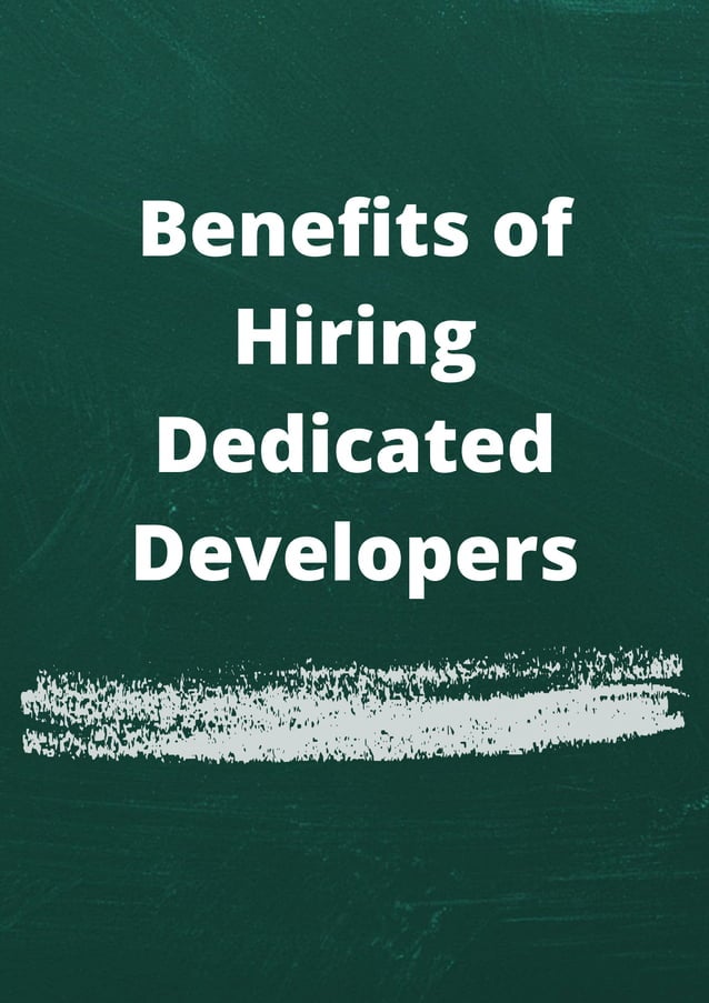 Ultimate guide to hire dedicated developer comparison, benefits, & tips ...