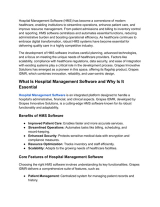 Ultimate Guide to Hospital Management Software _ Grapes IDMR.pdf