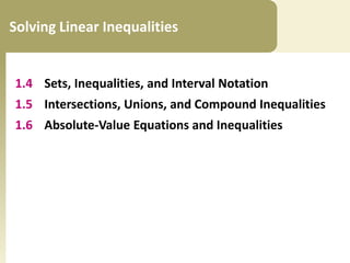 Ultimate guide to linear inequalities | PPTX