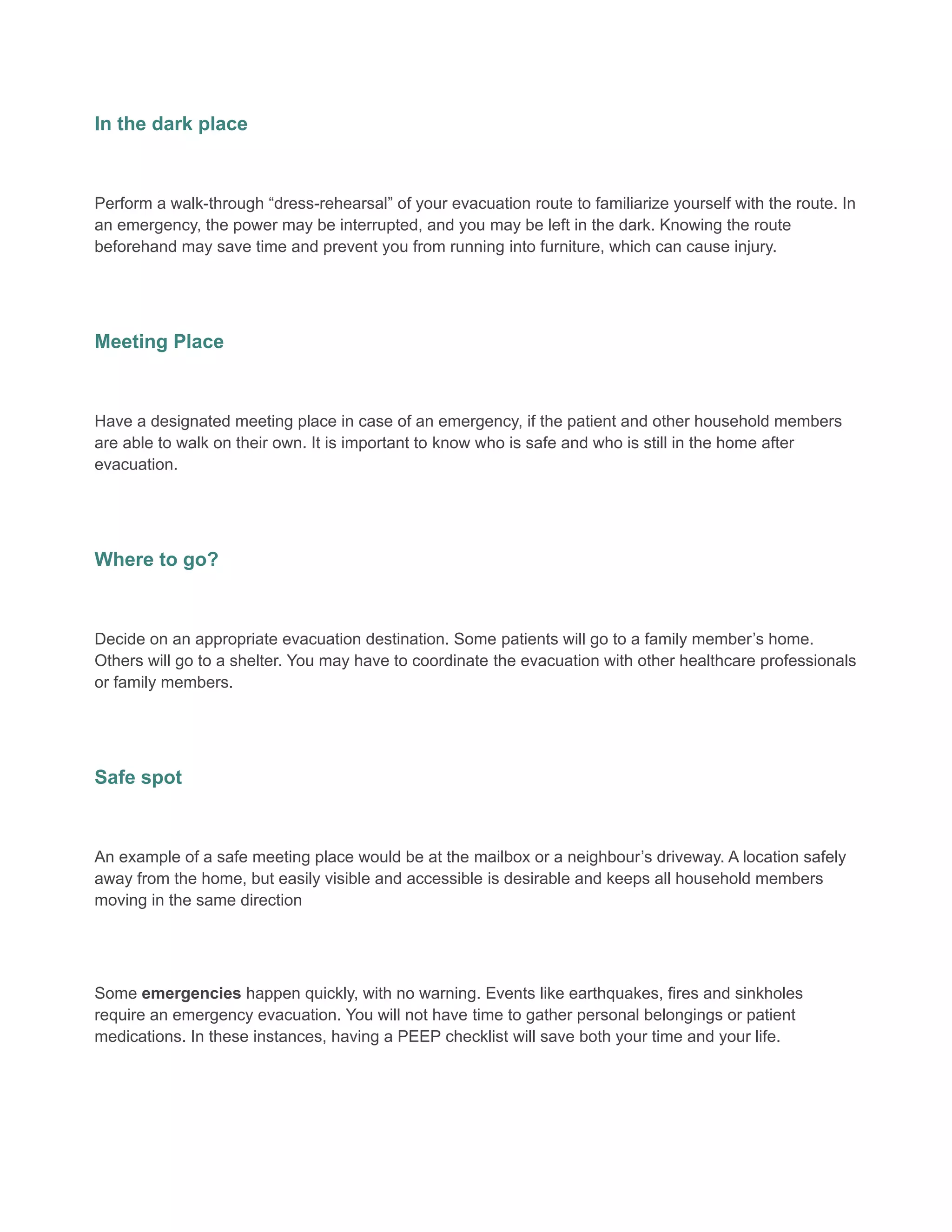 Ultimate Guide to Personal Emergency Evacuation Plan (PEEP) | PDF