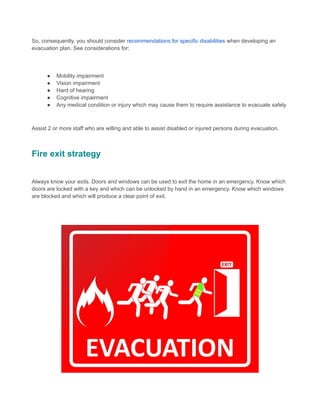 Ultimate Guide to Personal Emergency Evacuation Plan (PEEP) | PDF ...
