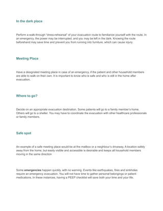 Ultimate Guide to Personal Emergency Evacuation Plan (PEEP) | PDF