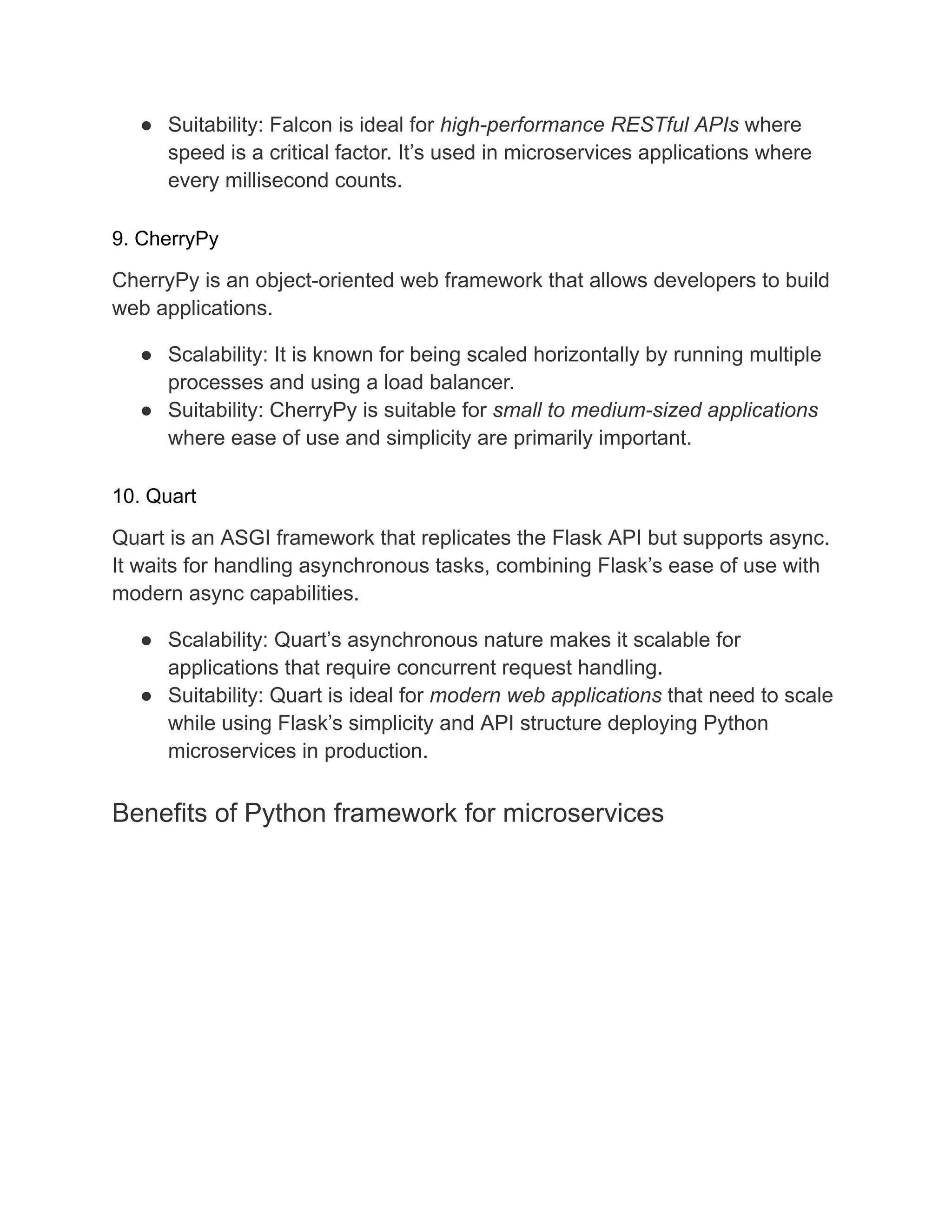 Ultimate guide to Python frameworks for building scalable microservices.pdf