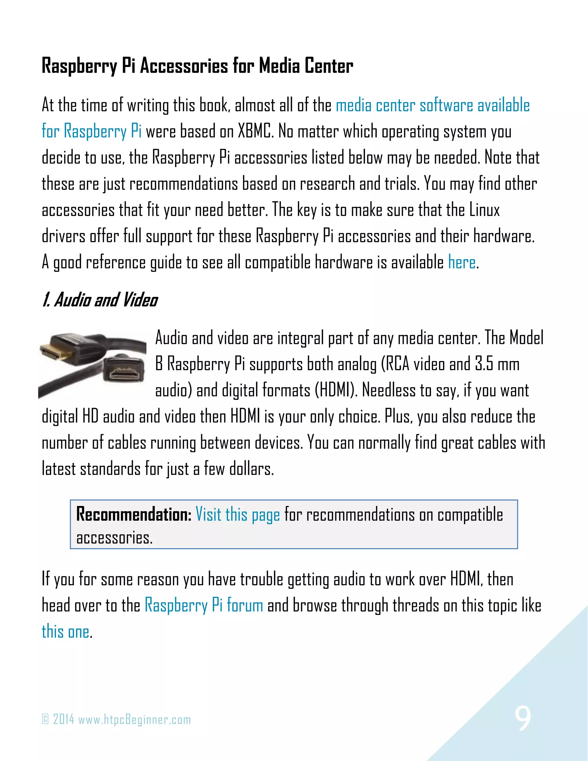 Ultimate guide to raspberry pi open elec media center | PDF