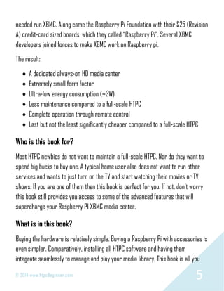 Ultimate guide to raspberry pi open elec media center | PDF | Operating Systems | Computer ...