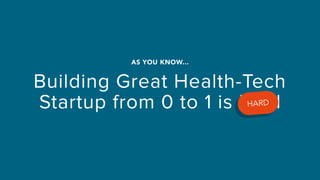 The Ultimate Guide in Setting Up Market Research System in Health-Tech ...