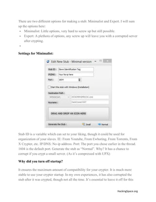 Step by Step on How to Setup DarkComet | DOCX