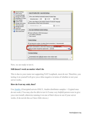 Step by Step on How to Setup DarkComet | DOCX