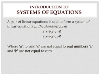 Ultimate guide to systems of equations | PPT