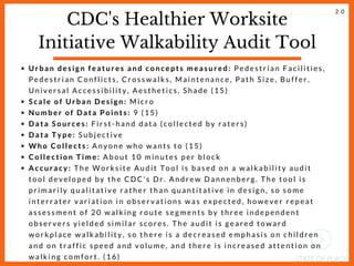 Ultimate Guide to Walkability Assessment Tools | PPT