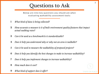 Ultimate Guide to Walkability Assessment Tools | PPT