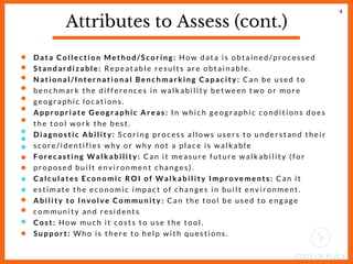 Ultimate Guide to Walkability Assessment Tools | PPT