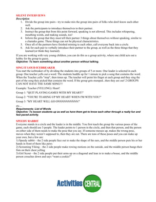 Ultimate ice breakers 1 | PDF