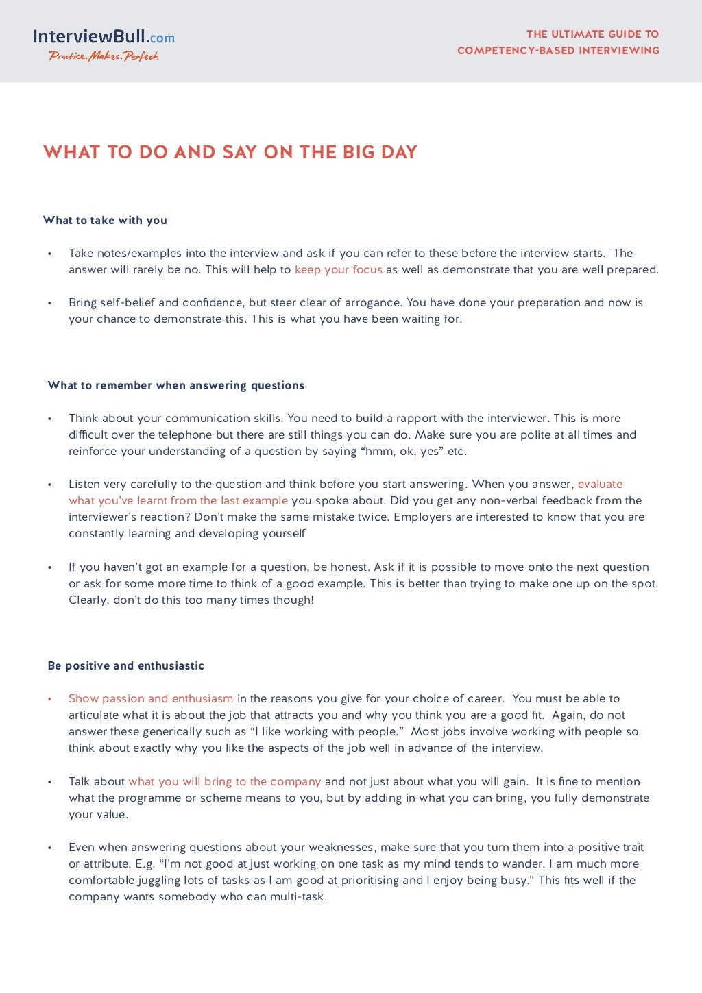 Interview Examples For Students