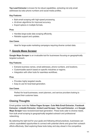 Ultimate List of Email Extraction And Verification Tools.pdf