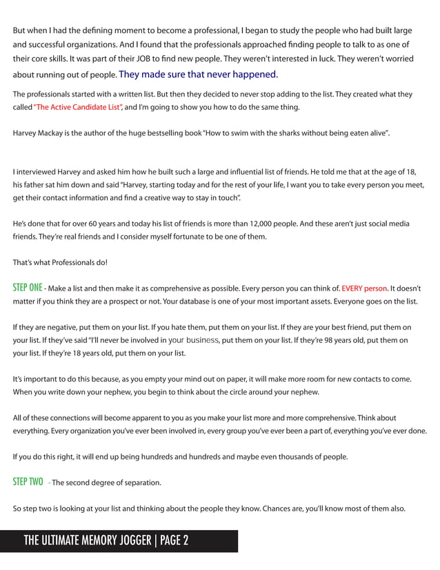 Ultimate Memory Jogger | PDF | Social Networking | Internet