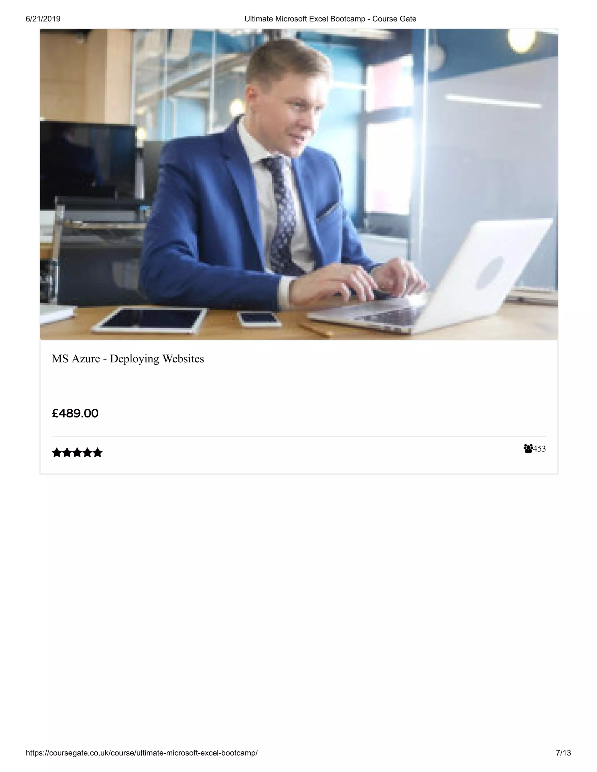 Ultimate Microsoft Excel Bootcamp - Course Gate | PDF