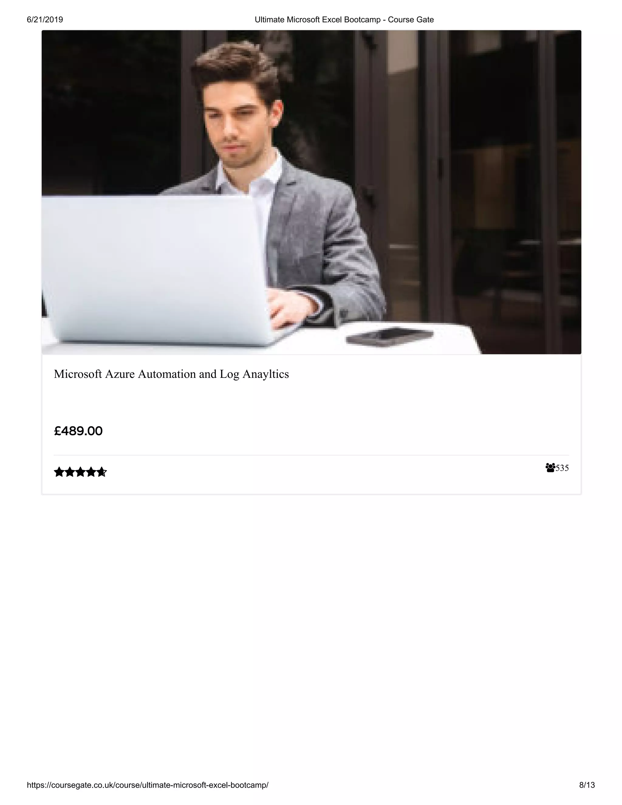 Ultimate Microsoft Excel Bootcamp - Course Gate | PDF