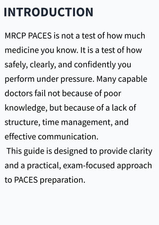 Ultimate MRCP PACES Preparation Guide (2026) – Exam Structure ...