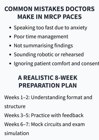 Ultimate MRCP PACES Preparation Guide (2026) – Exam Structure ...
