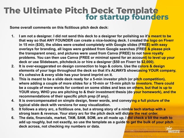 The Ultimate Startup Pitch Deck Template and Example Startup Pitch | PPT