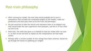 JIF Ultimate recommendation engine | PPT