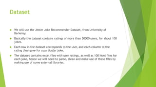 JIF Ultimate recommendation engine | PPT