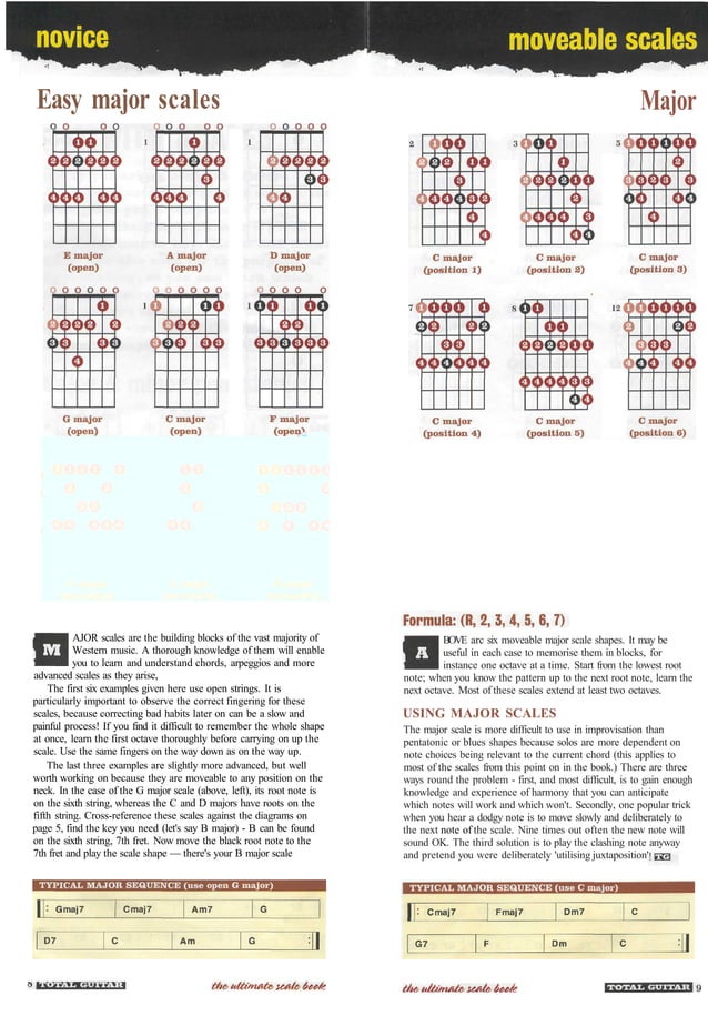 Ultimate Scale Book - Total Guitar Magazine.pdf | Music | Entertainment