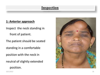 ultimate to upload updated on 14september 2022 Thyroid examination.pptx