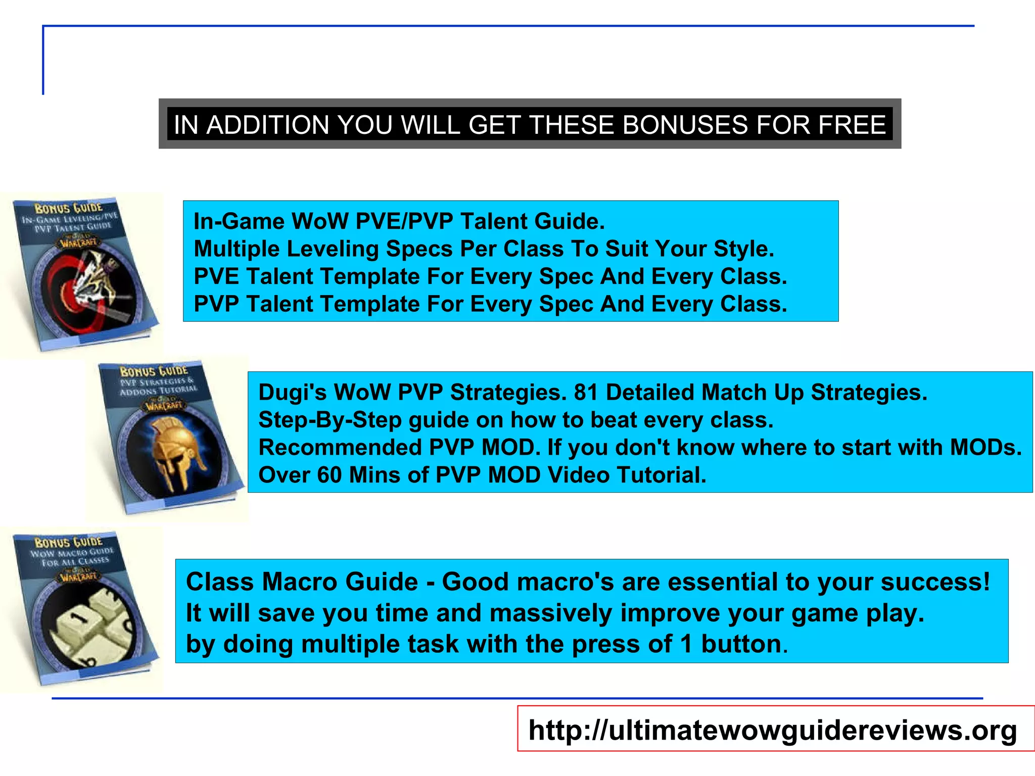Ultimate Wow Guide Ppt