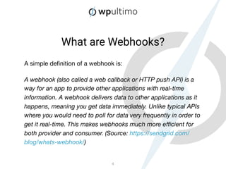 Integrating WP Ultimo with Zapier using Webhooks | PDF