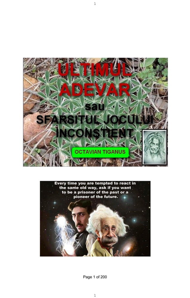 Ultimul adevar sau sfarsitul jocului inconstient | PDF