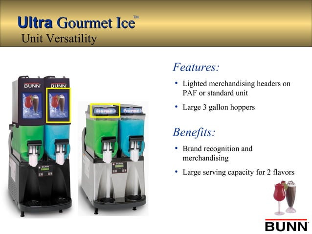 BUNN Ultra 2 Slush Machine Overview | PPT