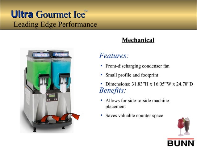 BUNN Ultra 2 Slush Machine Overview | PPT