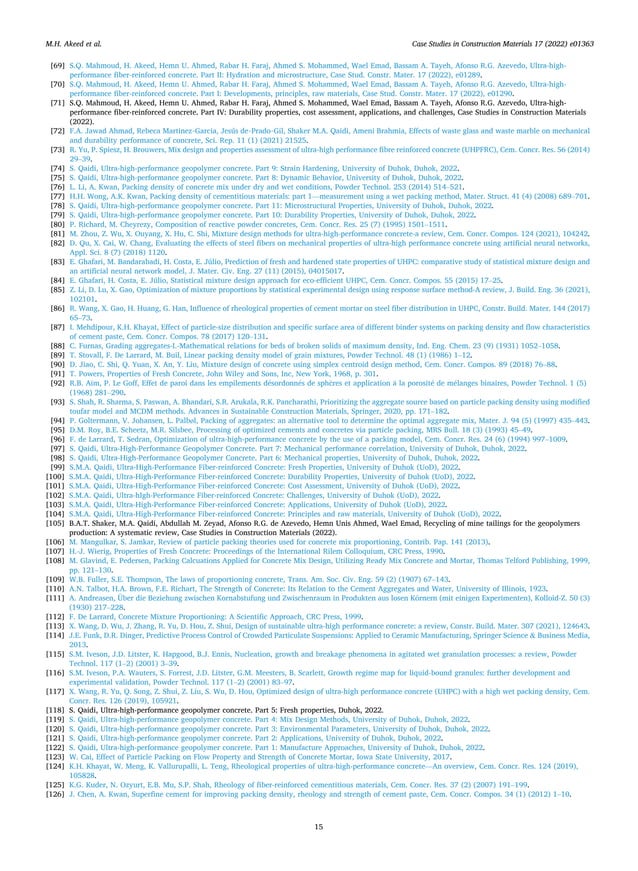 Ultra-high-performance fiber-reinforced concrete. Part V Mixture design, preparation, mixing ...
