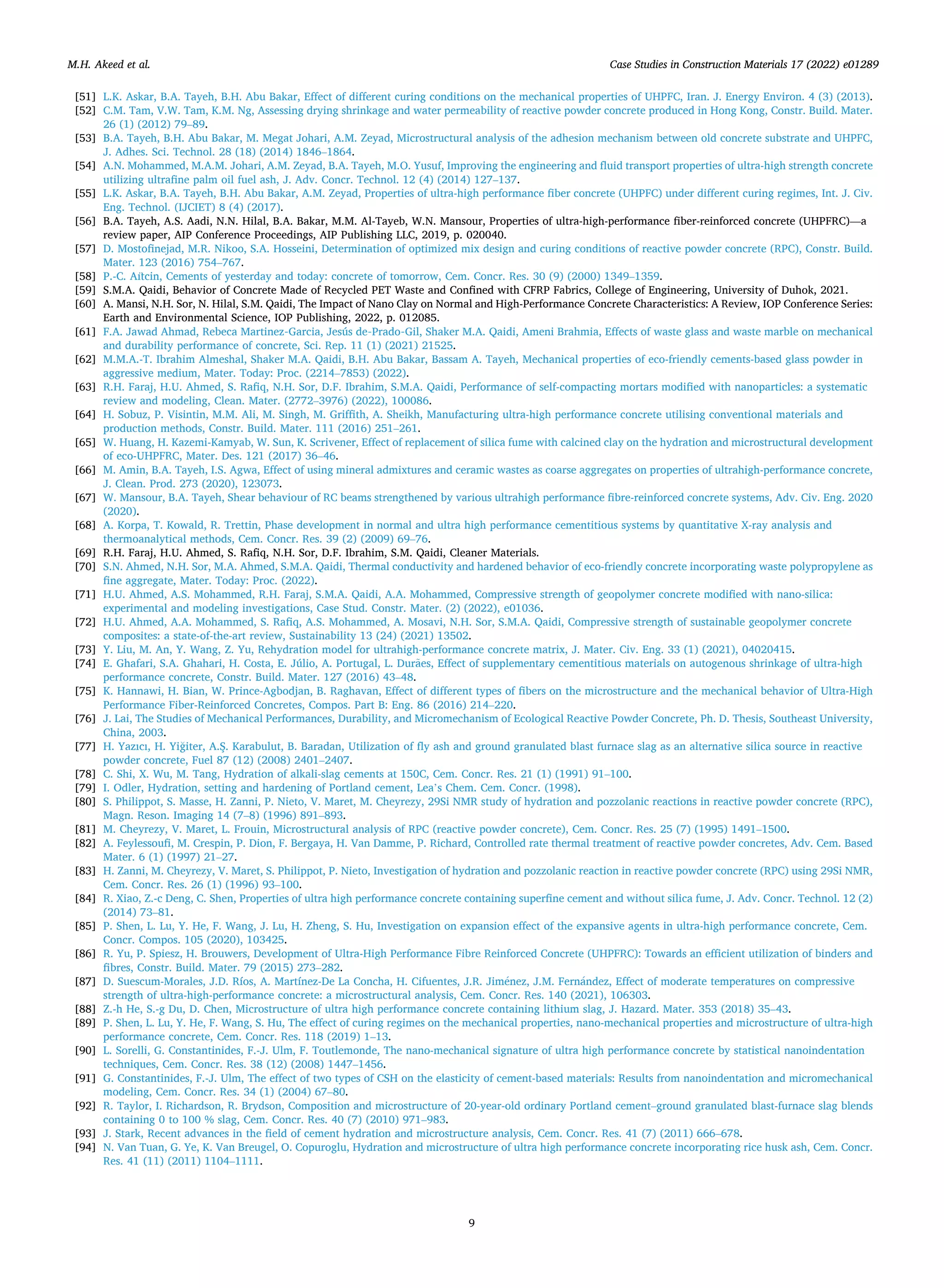Ultra-high-performance fiber-reinforced concrete. Part II Hydration and microstructure.pdf