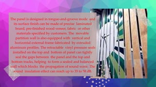 Ultra high type movable partition walls | PPT