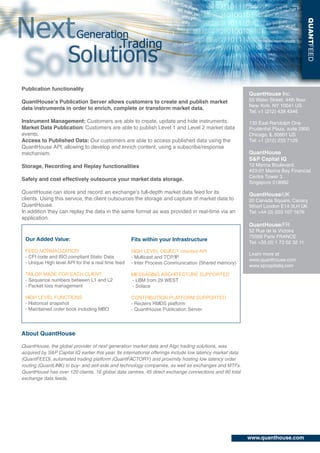 Ultra Low Latency Market Data | PDF