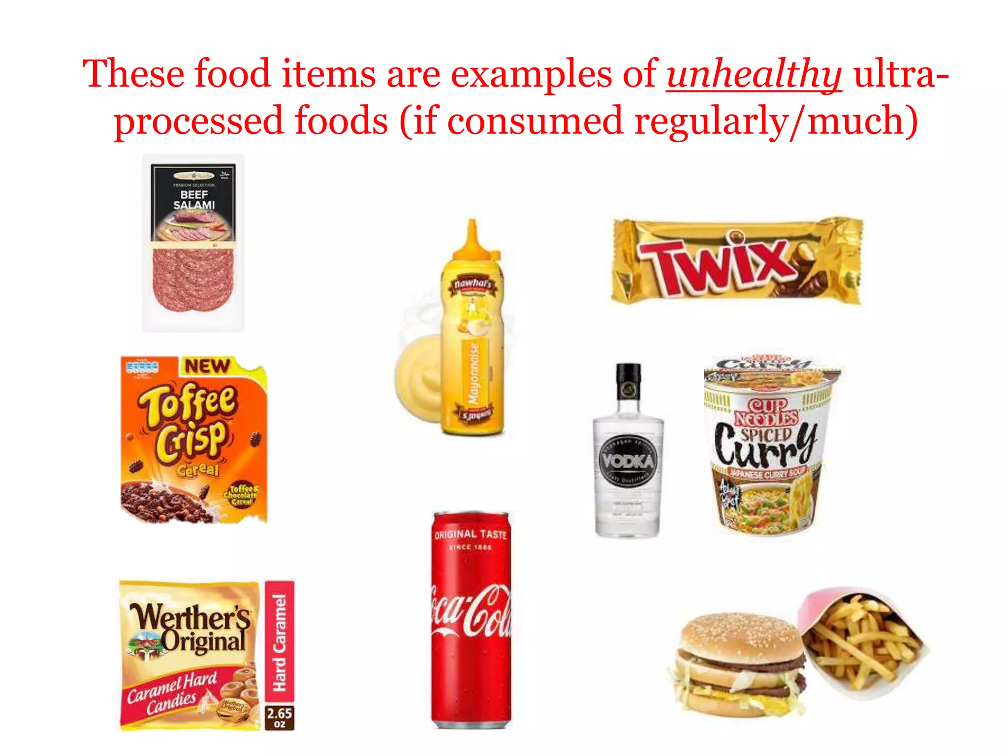 Ultra-processing of food. Definition, consequences for health and ...