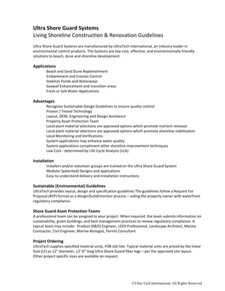 Ultra-ShoreGuard | PDF | Beach Travel | Travel Type