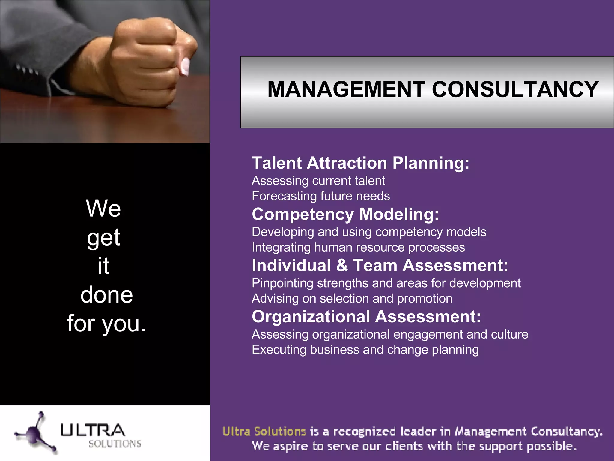 Ultra Solutions | PPT