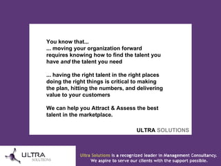 Ultra Solutions | PPS