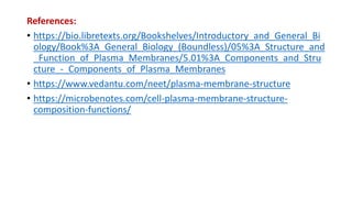 Ultra-structure and functions of plasma membrane.pptx