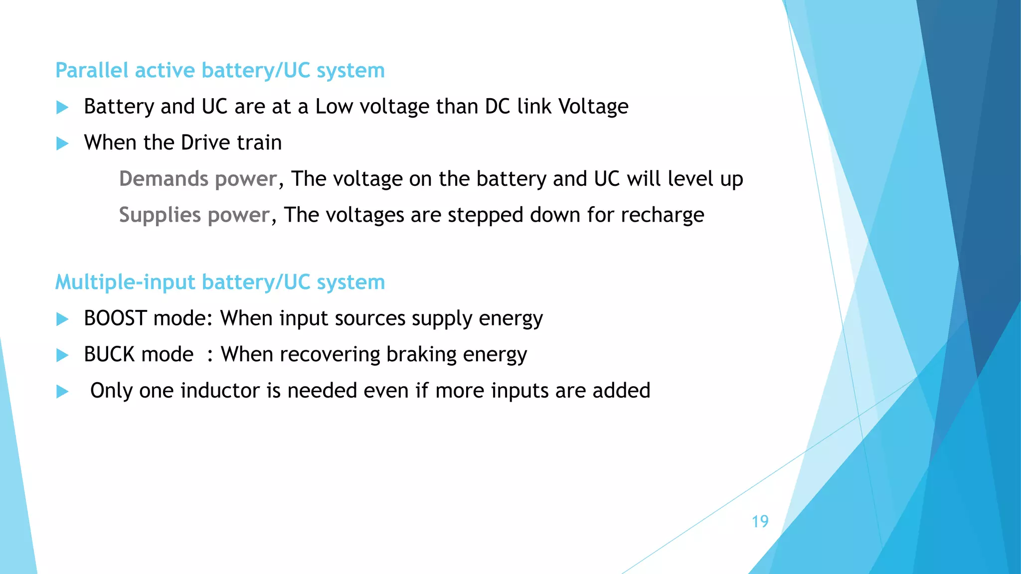Ultracapacitor based energy storage system for hybrid and electric vehicles | PPTX