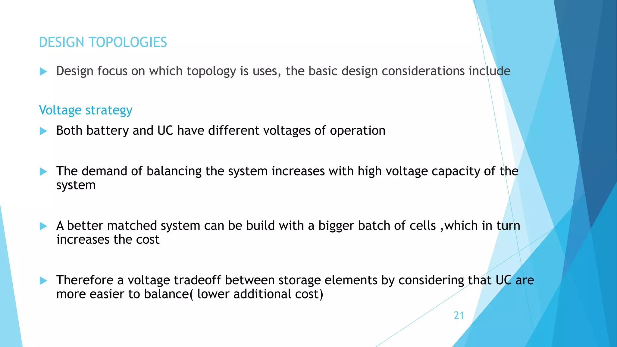 Ultracapacitor based energy storage system for hybrid and electric ...