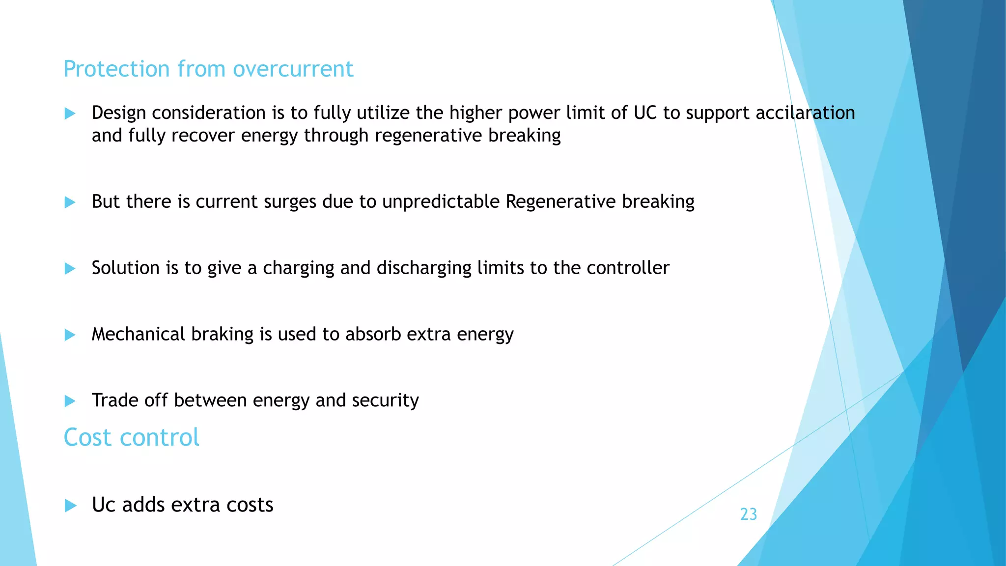 Ultracapacitor based energy storage system for hybrid and electric ...