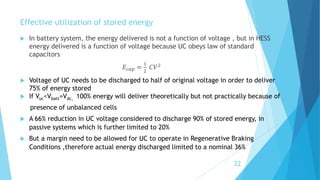 Ultracapacitor based energy storage system for hybrid and electric ...