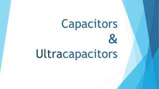 Ultracapacitor based energy storage system for hybrid and electric vehicles | PPTX